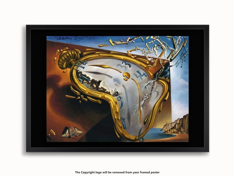 Salvador Dali Soft Clock Poster - Etsy