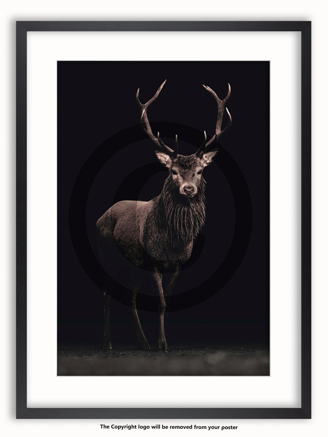 The Amazing Stag Poster - Etsy