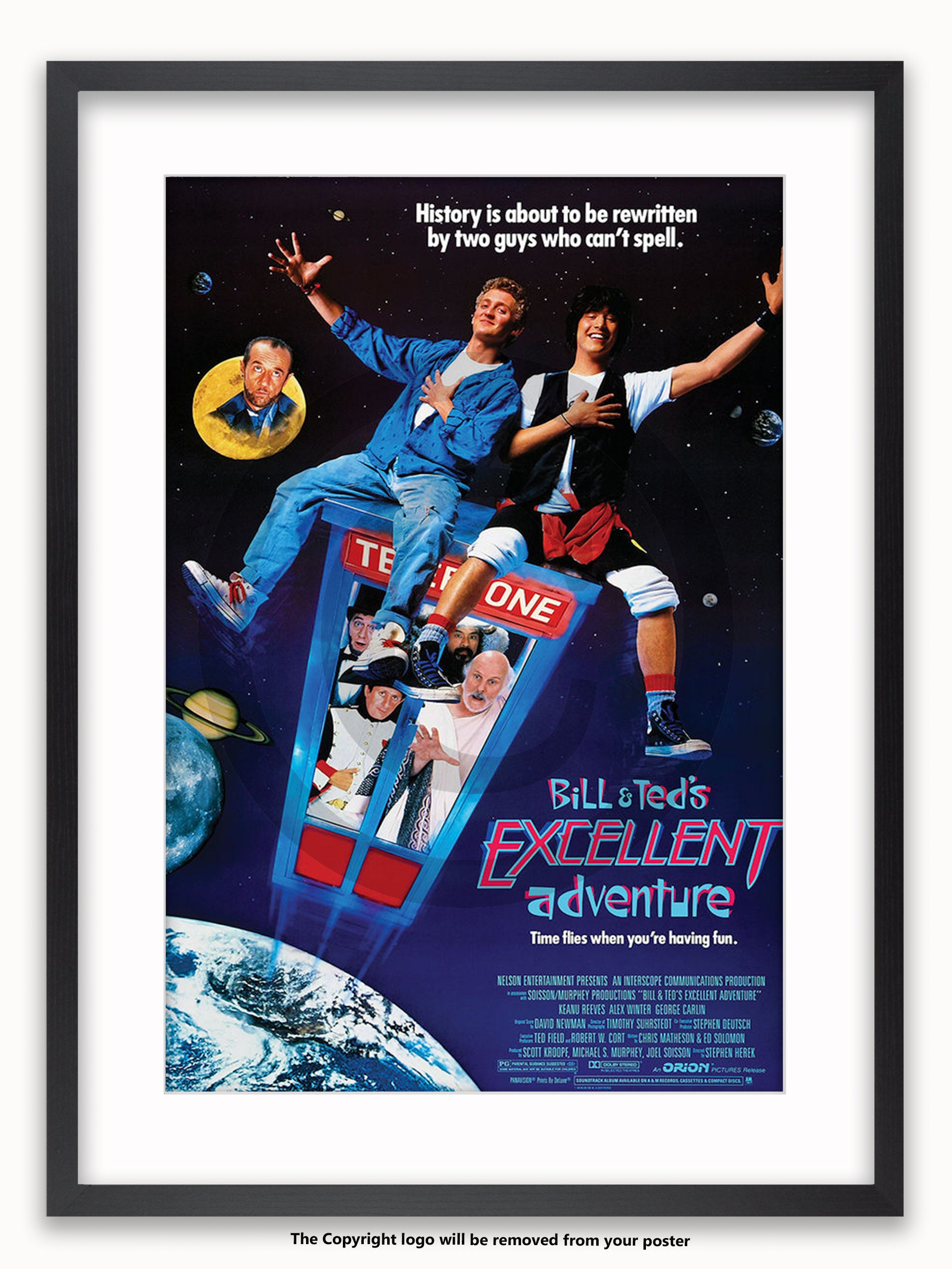 Bill and Ted's Excellent Adventure - Licensed Movie Poster (36 X 24 ...