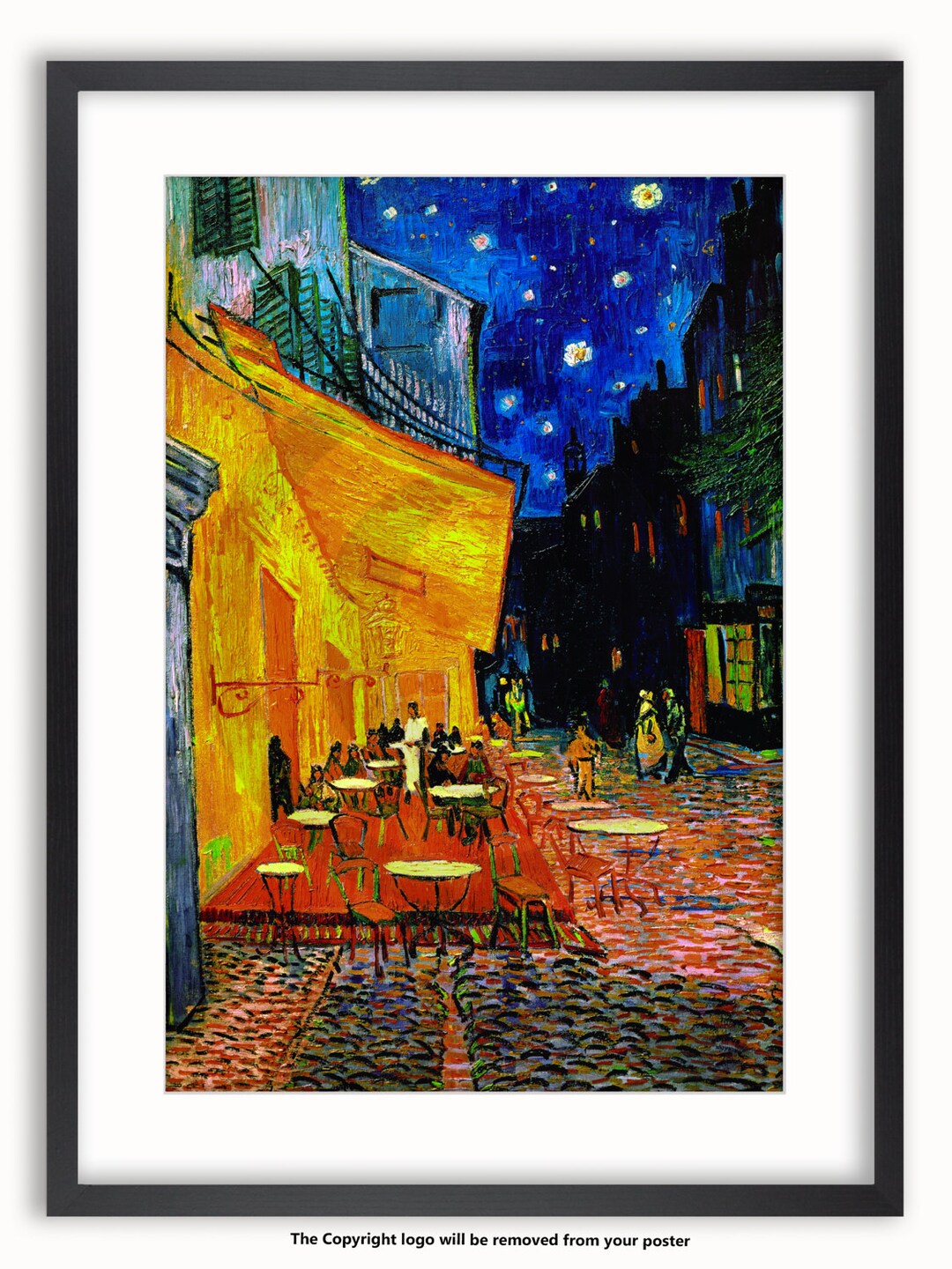 Vincent Van Gogh - Terrace De Cafe - Art Poster - Etsy