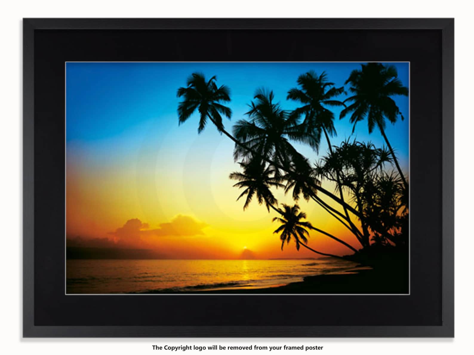 Beautiful Summer Sunset Poster | Etsy