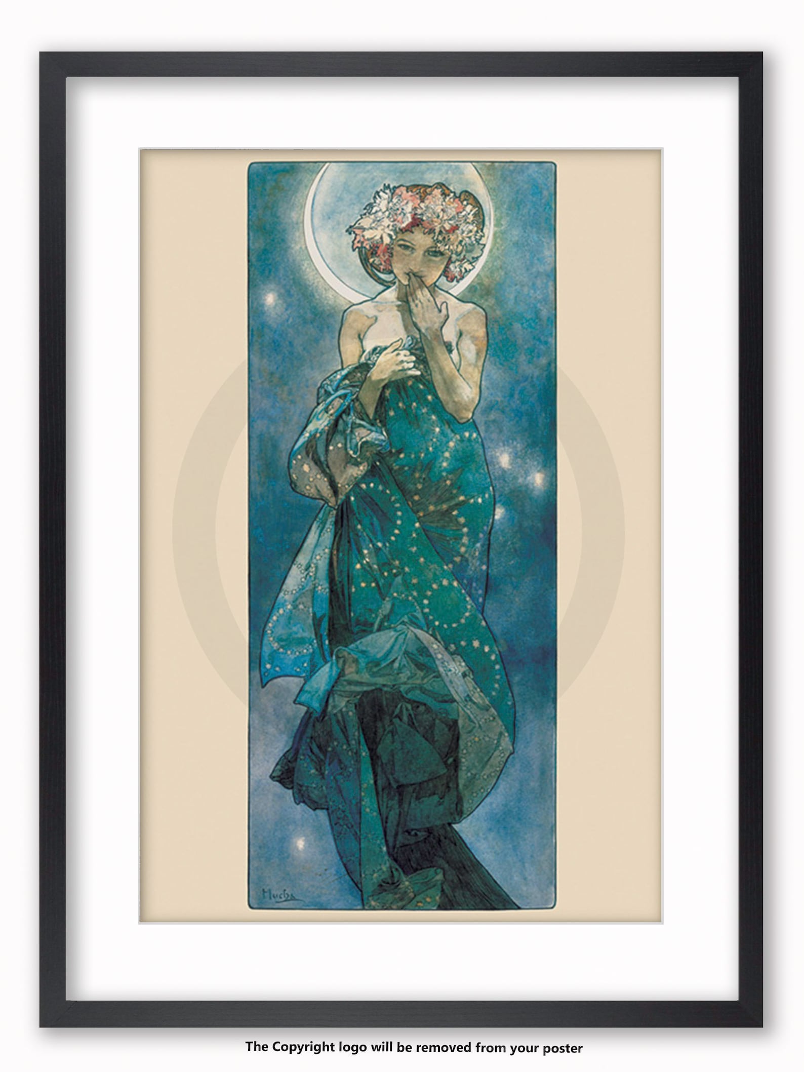 Alphonse Mucha Moon Vintage Licensed Poster - Etsy
