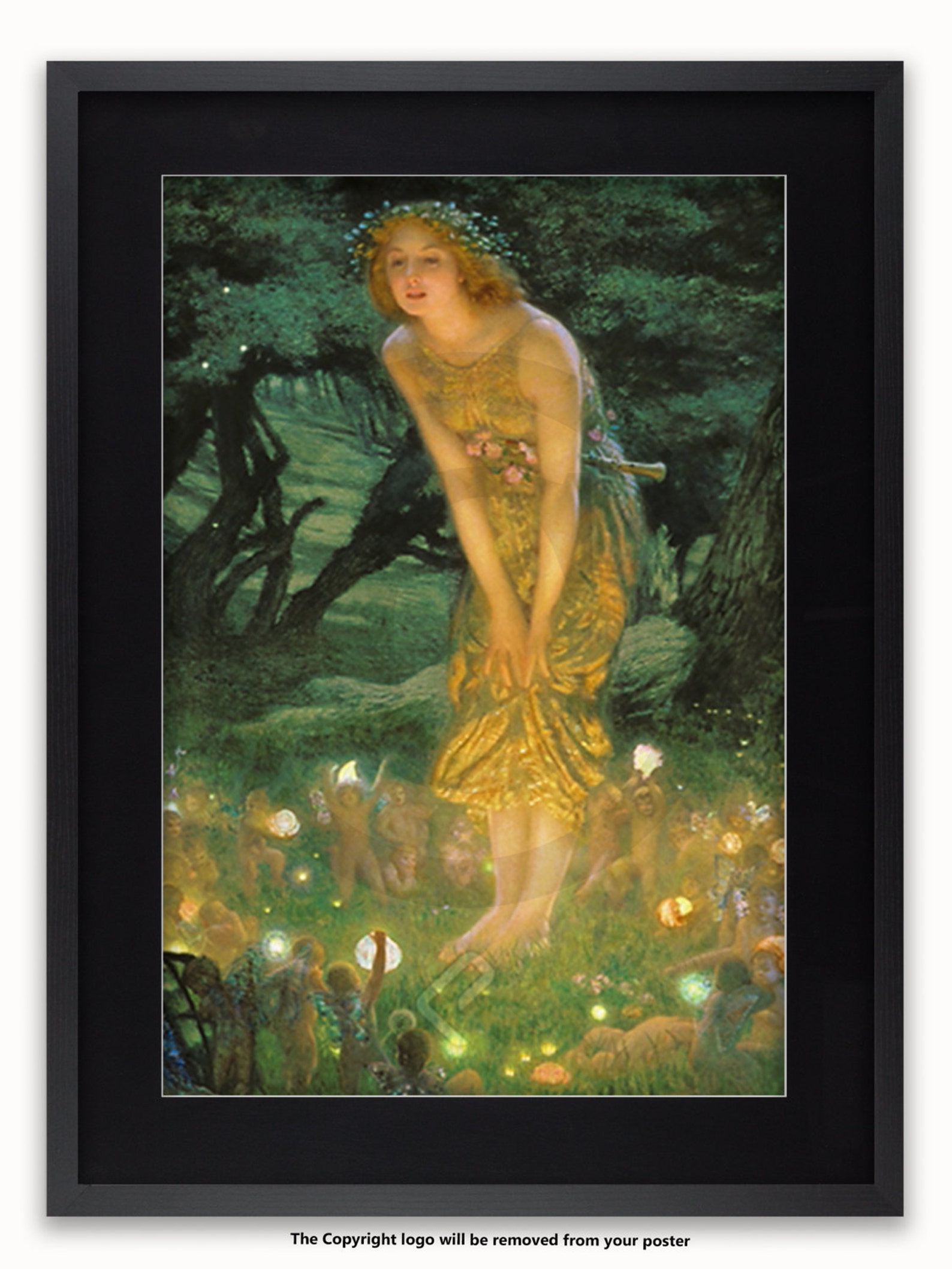 Midsummers Eve Vintage Art Poster - Etsy