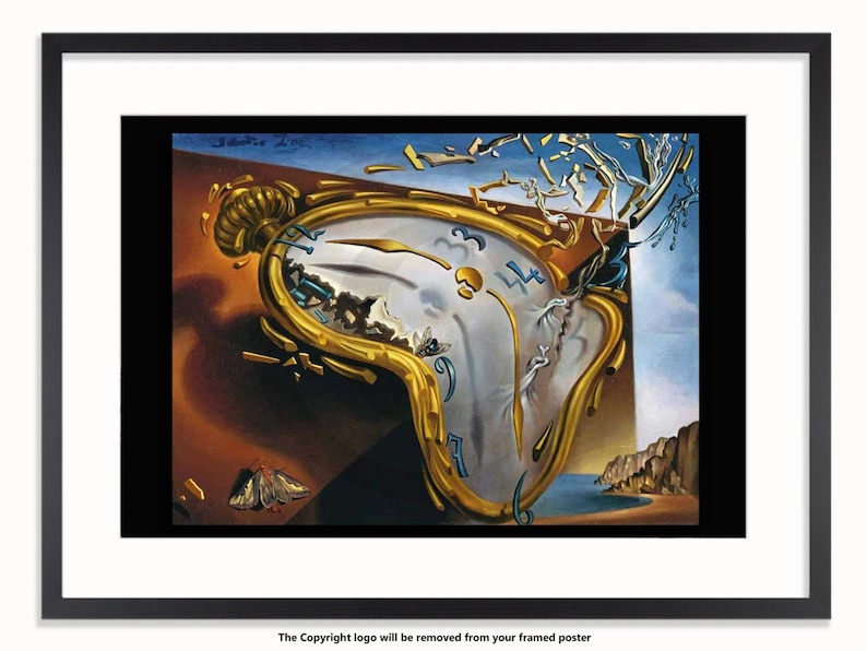 Salvador Dali - Soft Clock Poster - Etsy