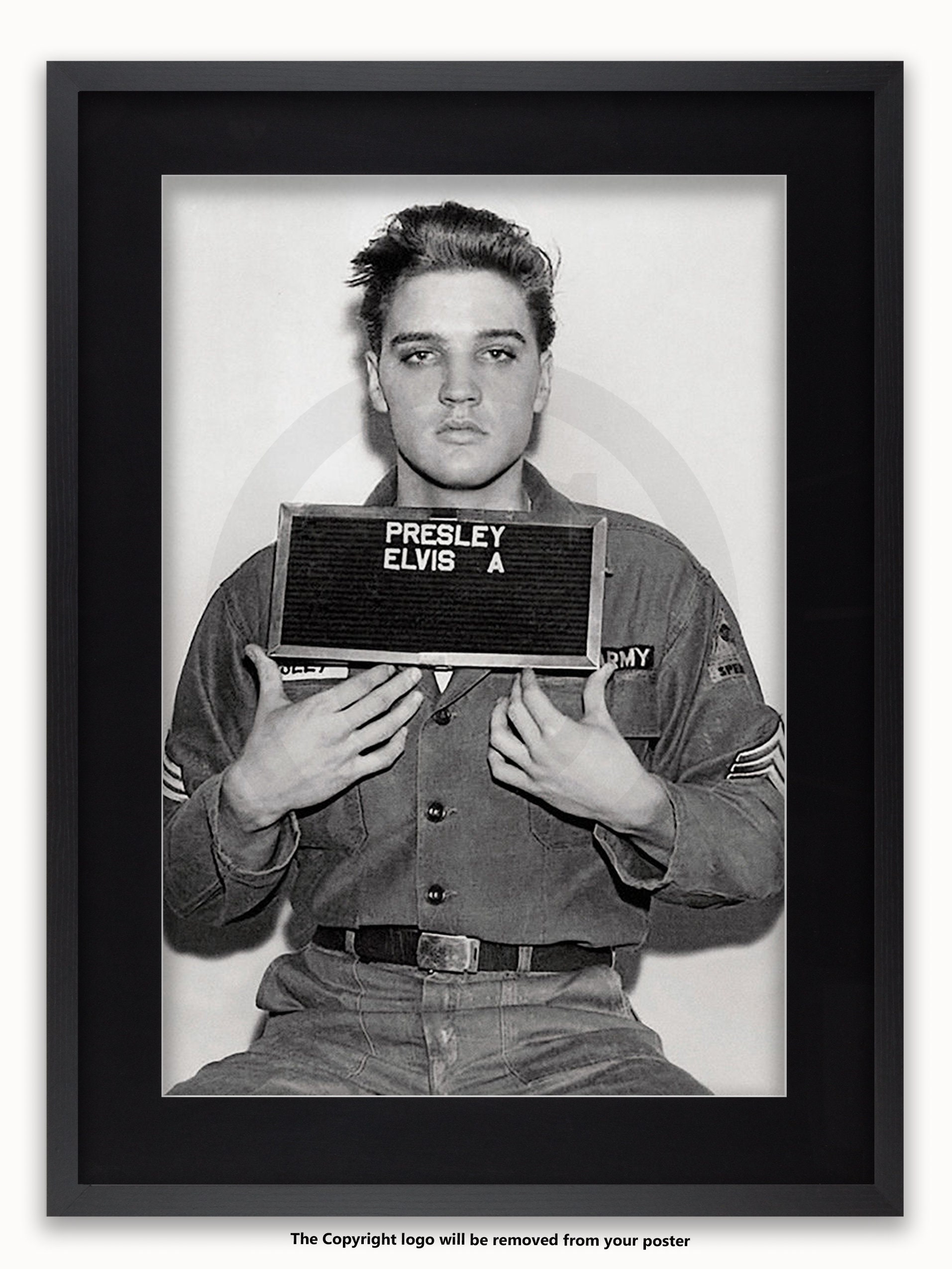 Elvis Presley Army Enlistment Licensed Poster - Etsy UK Elvis Presley Army Enlistment Licensed Poster - Etsy UK