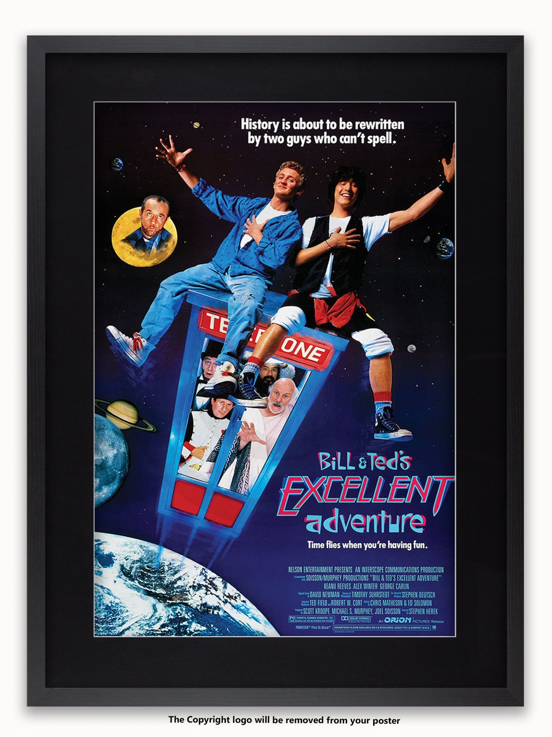 Bill and Ted's Excellent Adventure - Licensed Poster - Etsy