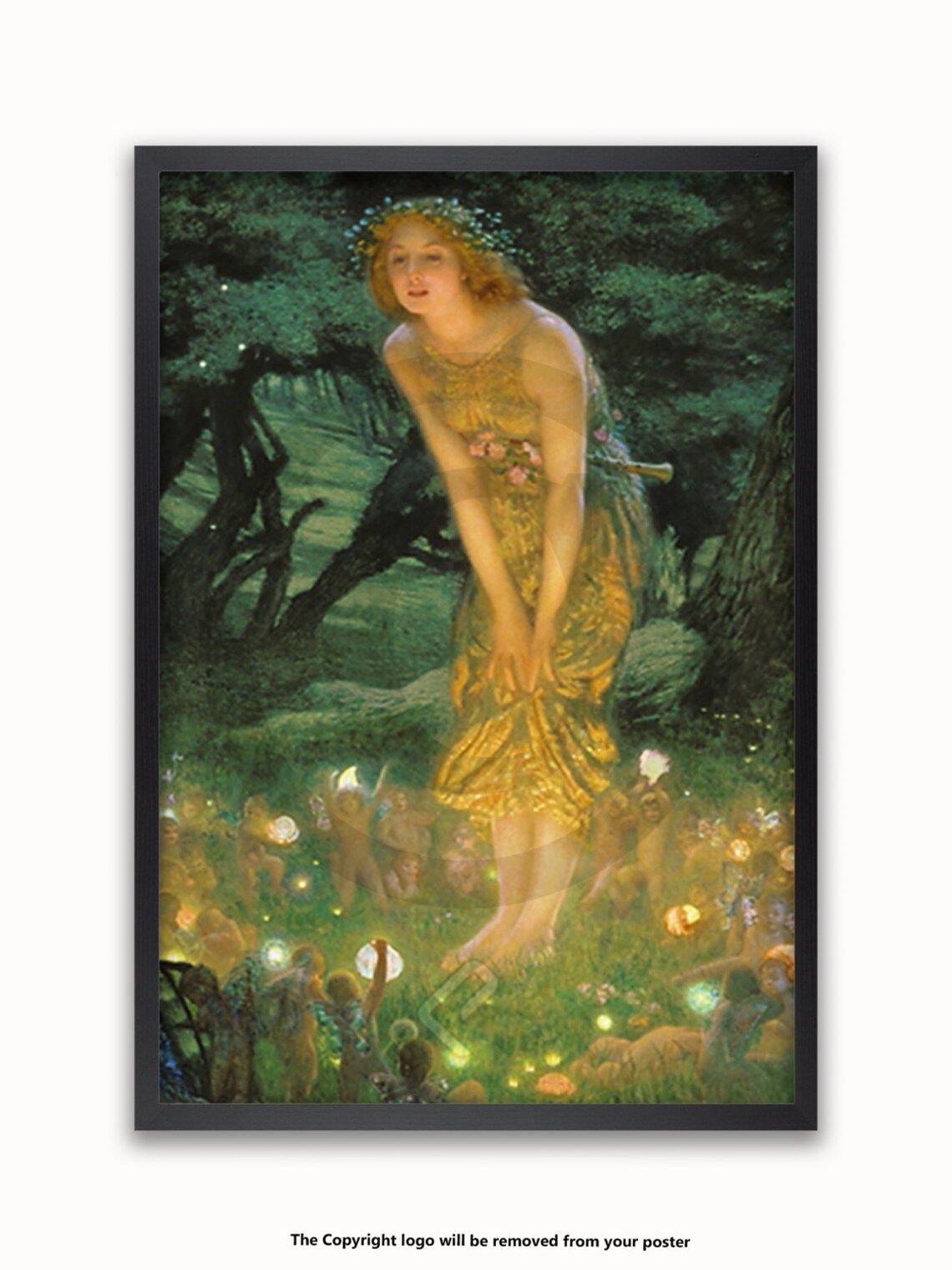 Midsummers Eve Vintage Art Poster - Etsy