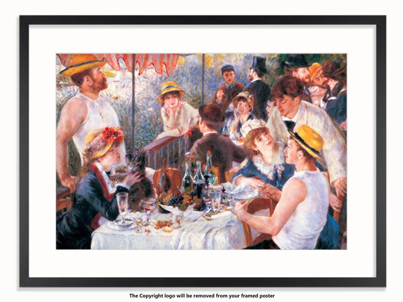 Luncheon of the Boating Party Pierre-auguste Renoir Poster | Etsy