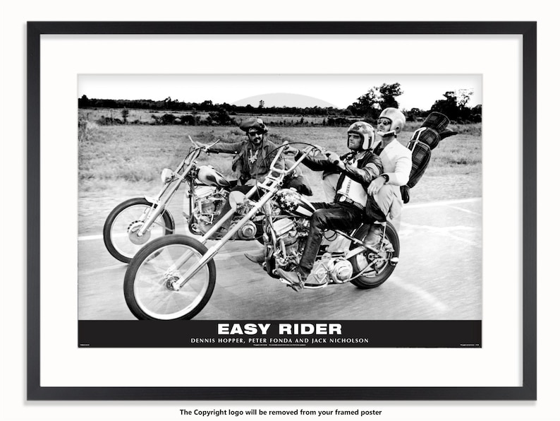 Easy Rider - Jack Nicholson - Dennis Hopper - Peter Fonda - Movie ...