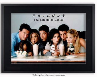 Friends Milkshake Plastic Poster - Etsy
