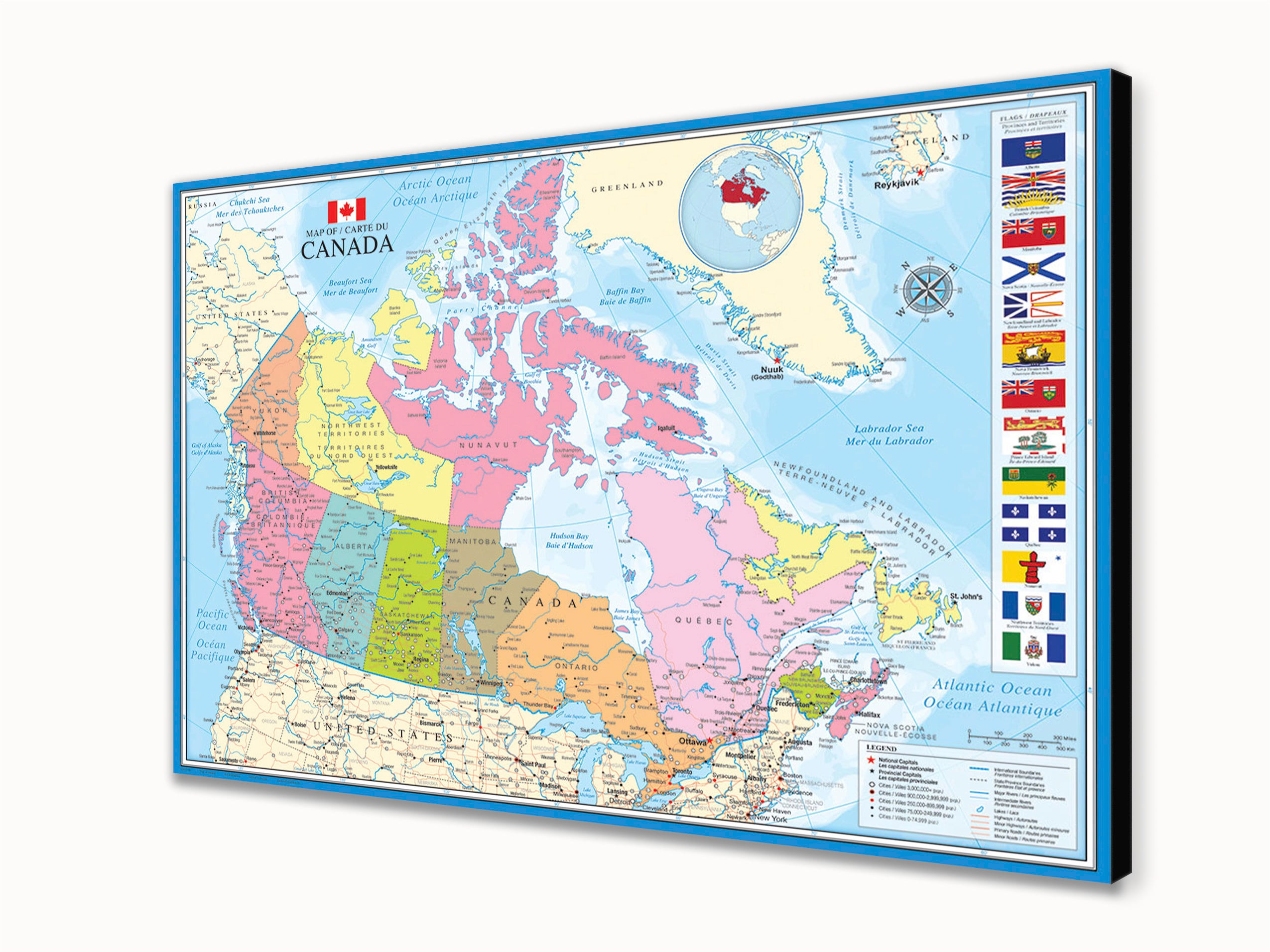 Map of Canada Poster | Etsy