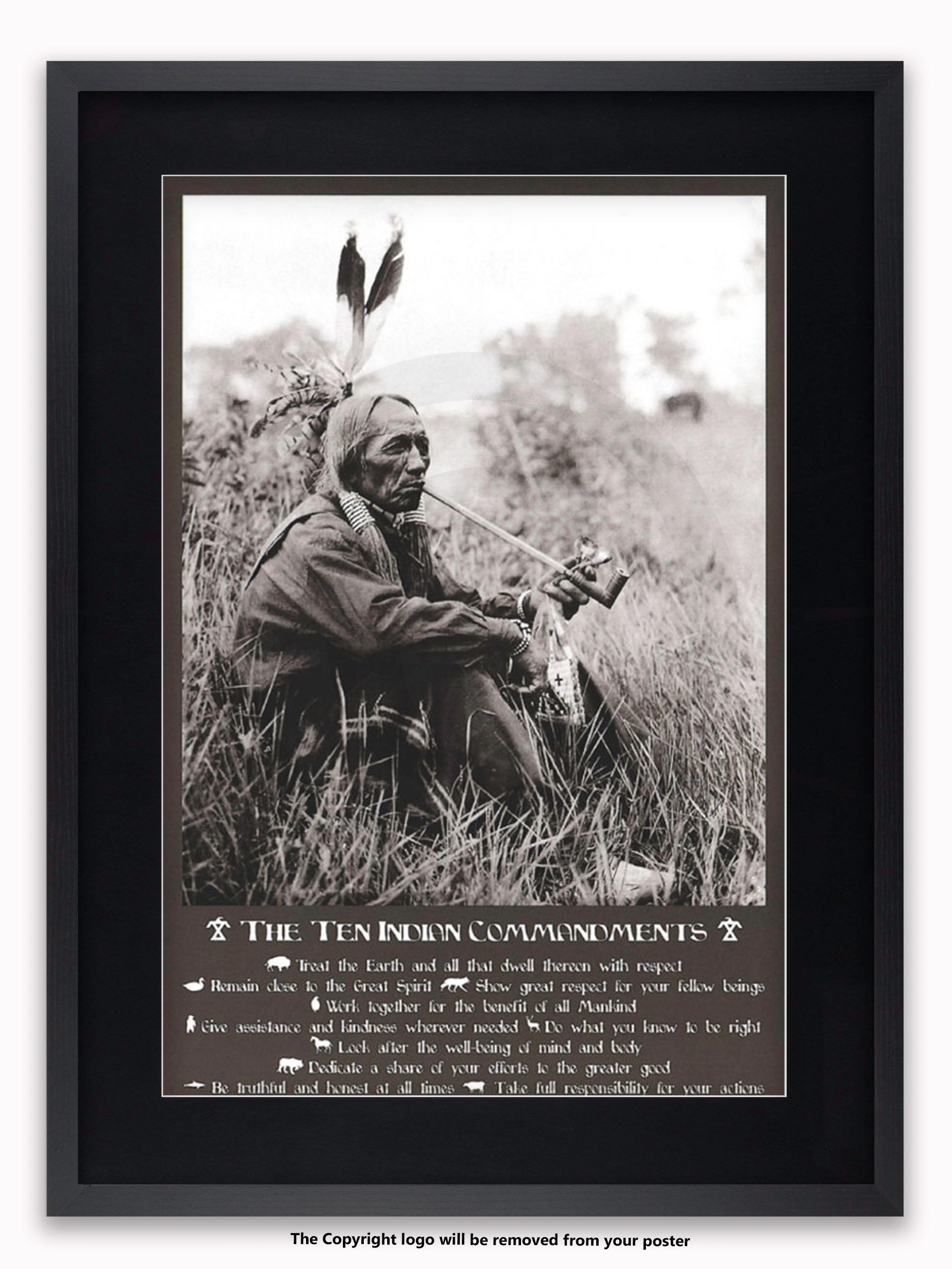 Ten Indian Commandments - Poster - Etsy