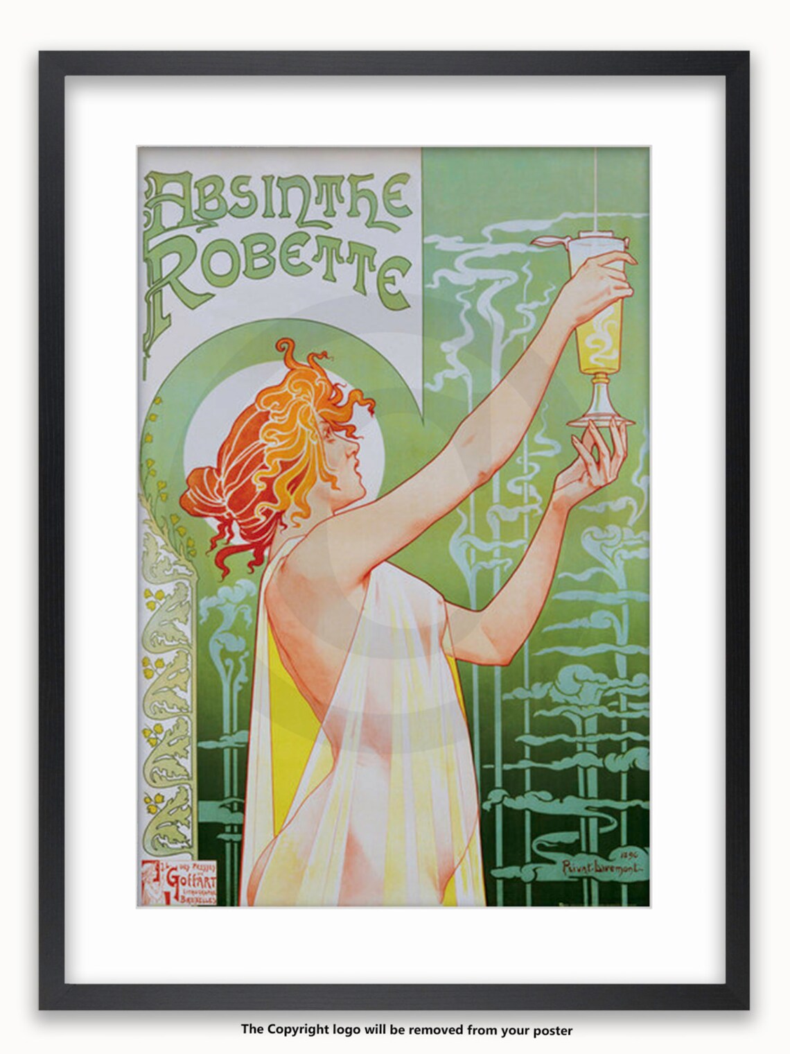 Absinthe Robette Vintage Art Poster - Etsy