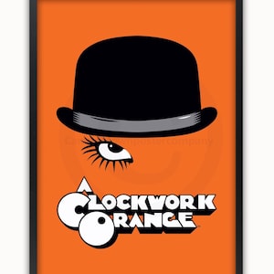 A Clockwork Orange (hat & Eye) - Movie Poster - Etsy