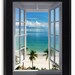 Beach Window View Poster - Etsy