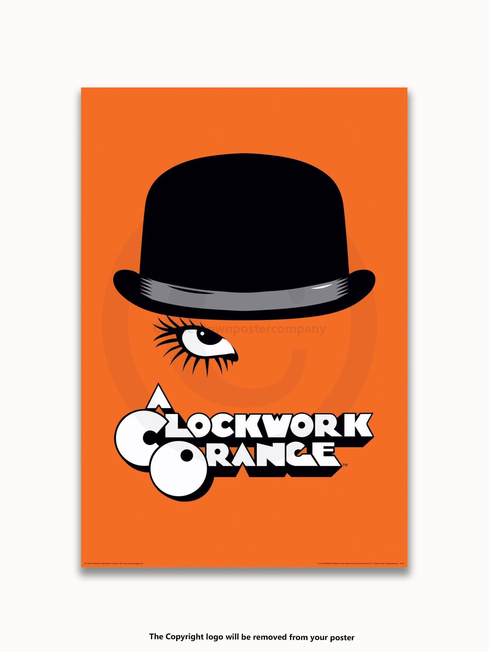 A Clockwork Orange hat & Eye Movie Poster | Etsy UK