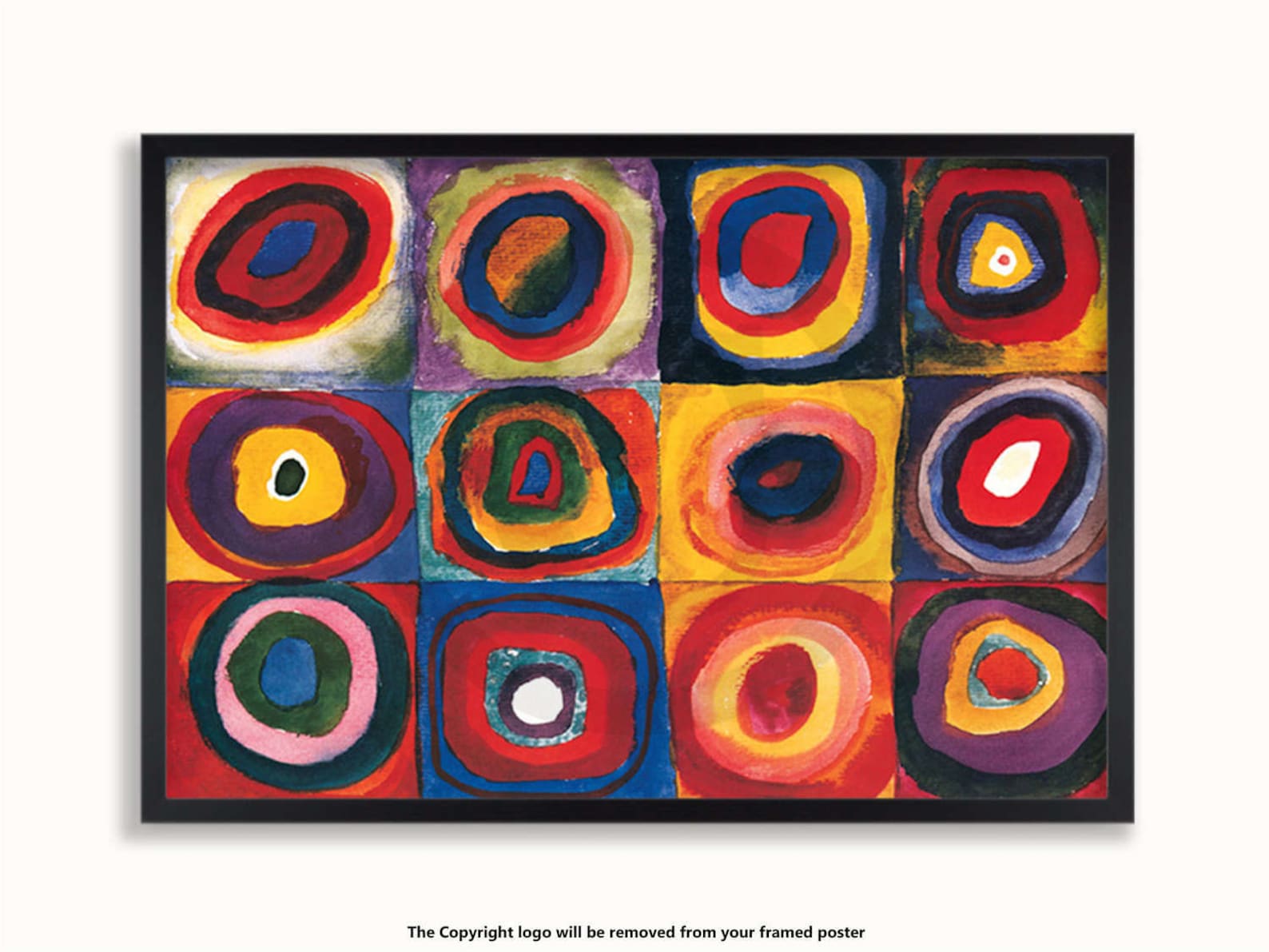 Wassily Kandinsky Concentric Circles Abstract Poster - Etsy UK