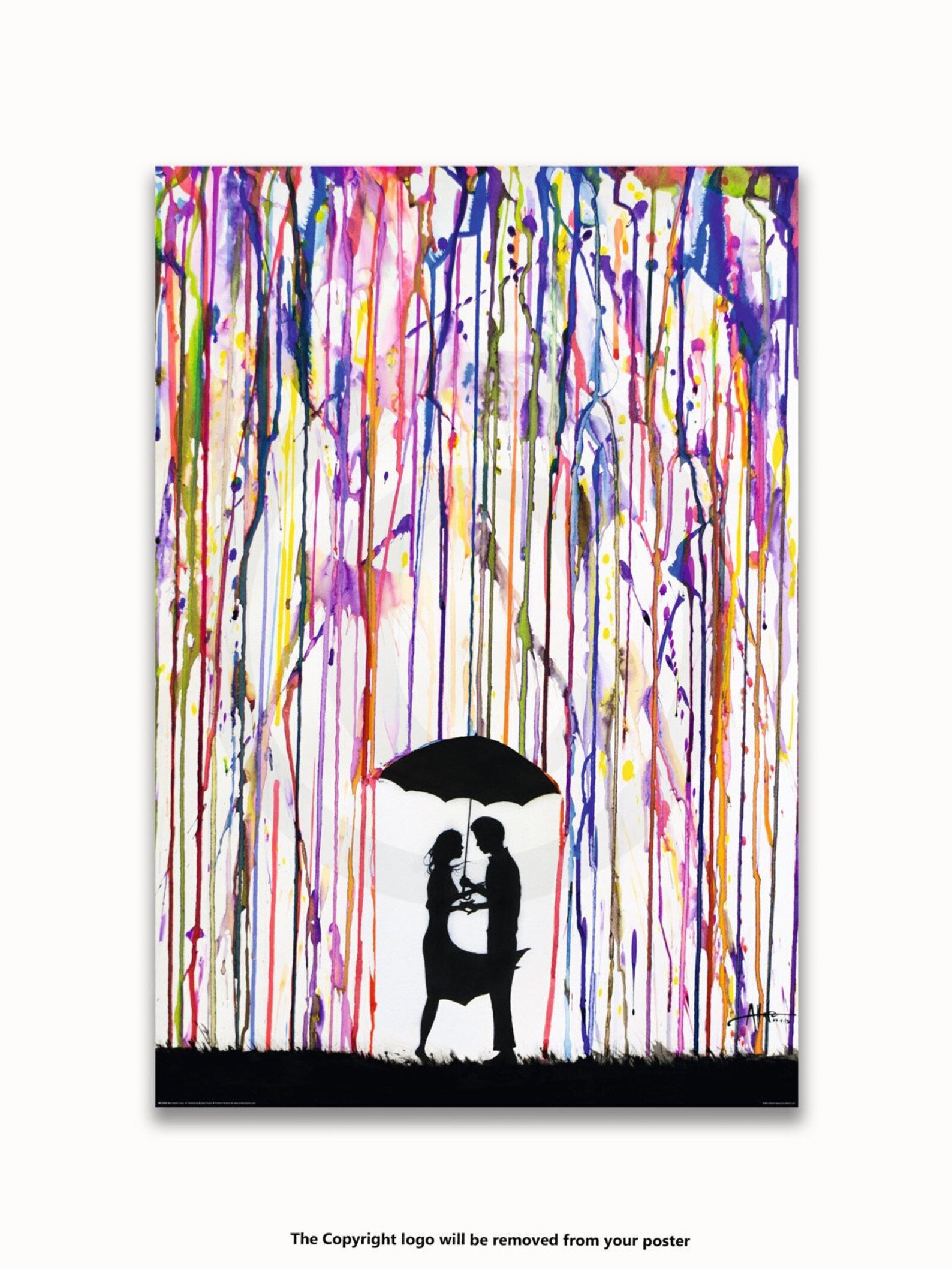 Marc Allante - Umbrella Couple Poster - Etsy