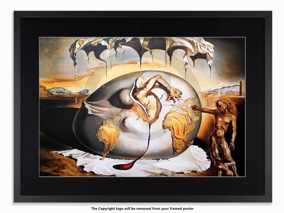 Salvador Dali Birth of A New Man Art Poster - Etsy