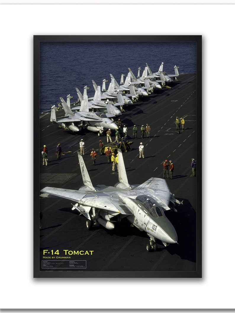 F-14 Grumman Tomcat Poster | Etsy