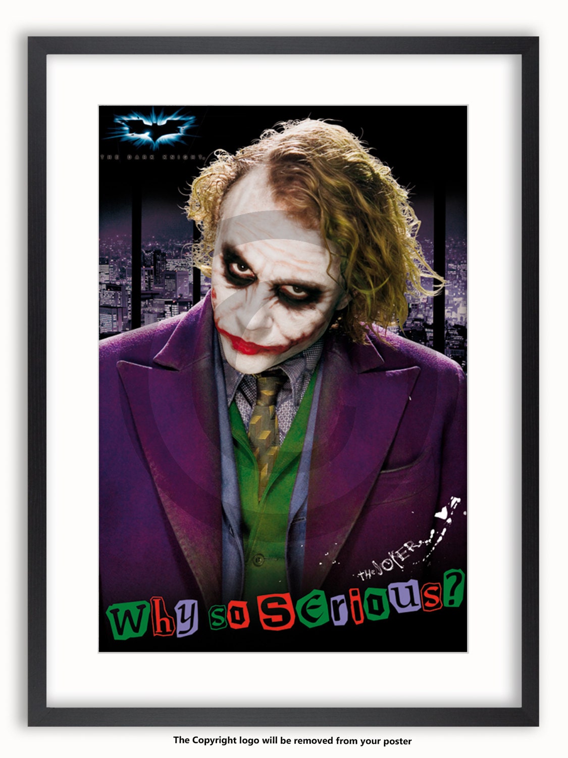 The Joker Why So Serious Poster