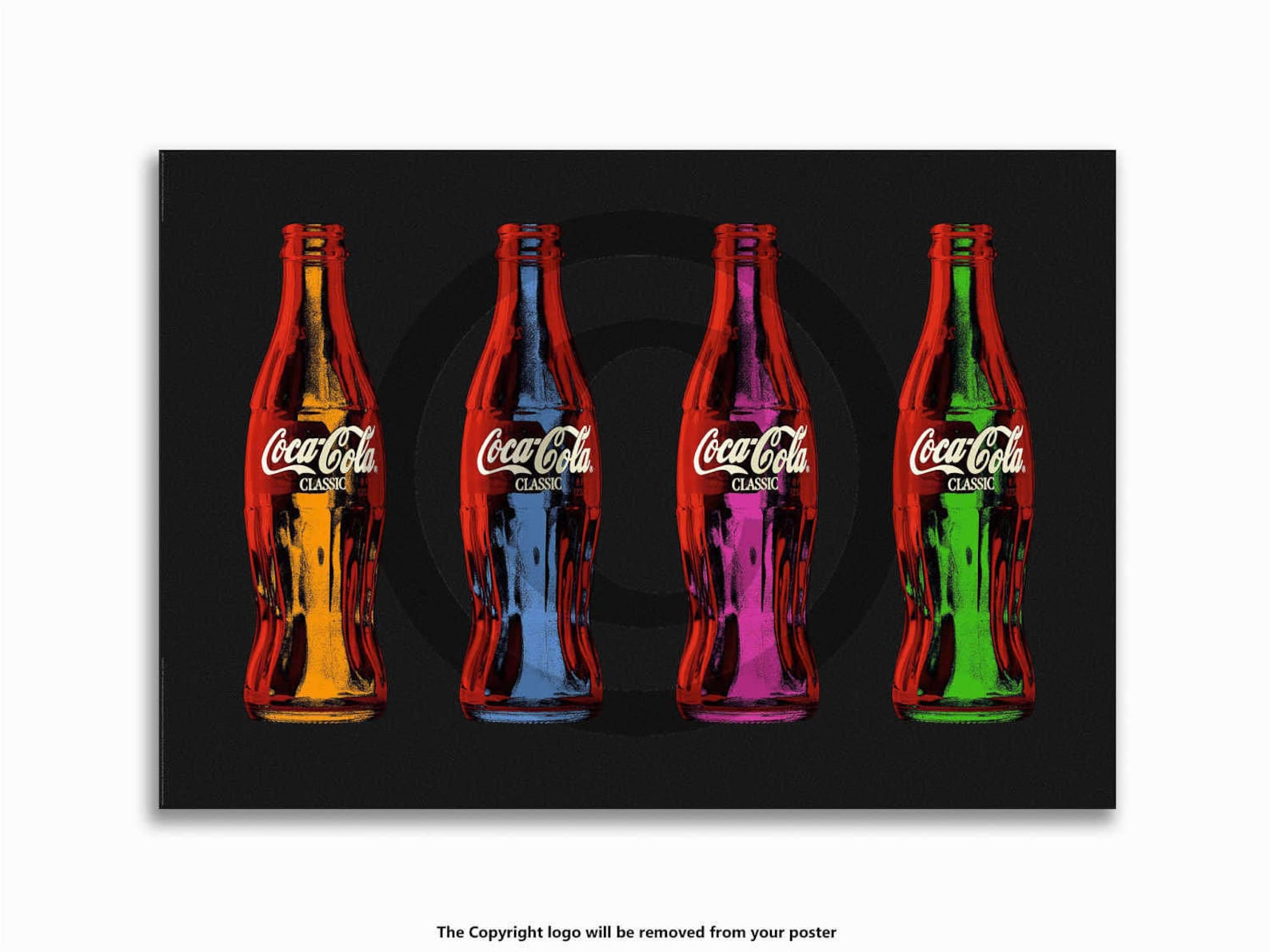 Coca-cola Bottles - Pop Art Poster - Etsy