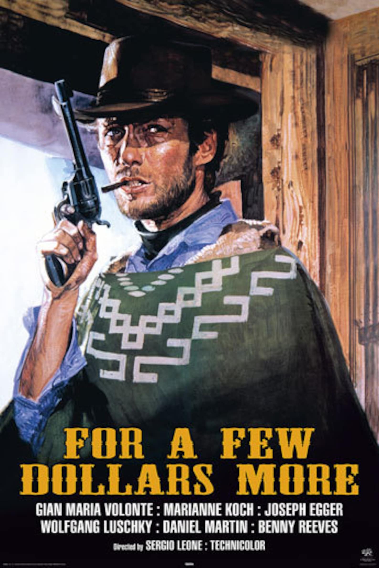 For A Few Dollars More Vintage Film Poster - Etsy