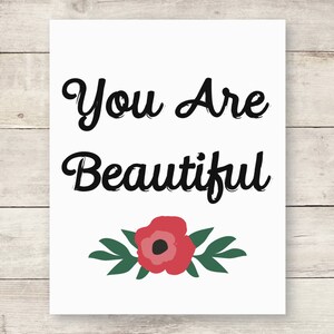 Brush Script Art, Printable Art Quote, Inspiration Print, Motivational ...