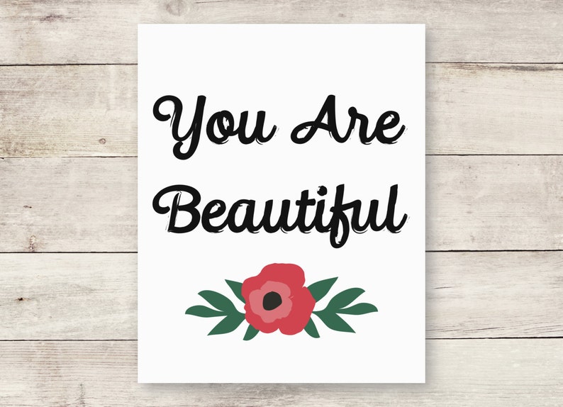 Brush Script Art, Printable Art Quote, Inspiration Print, Motivational ...