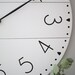 True White Clock - Modern Farmhouse Decor - Living Room Wall Art ...