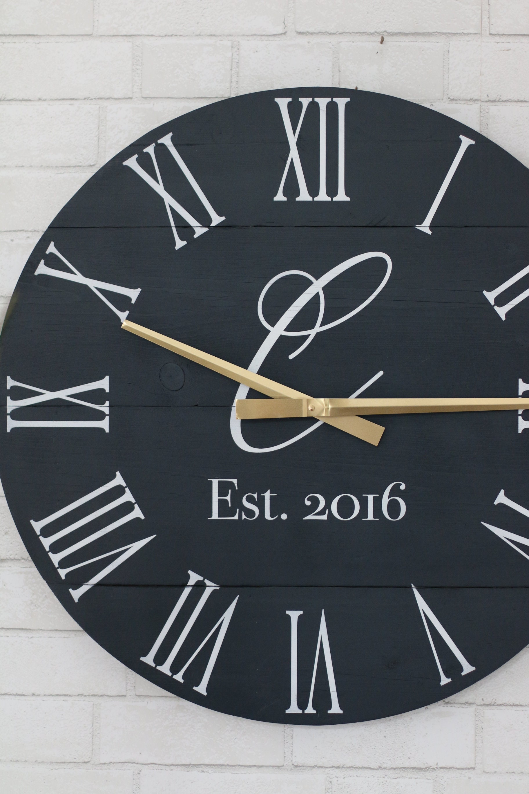 Large wall clock Personalized gifts Gifts with name | Etsy