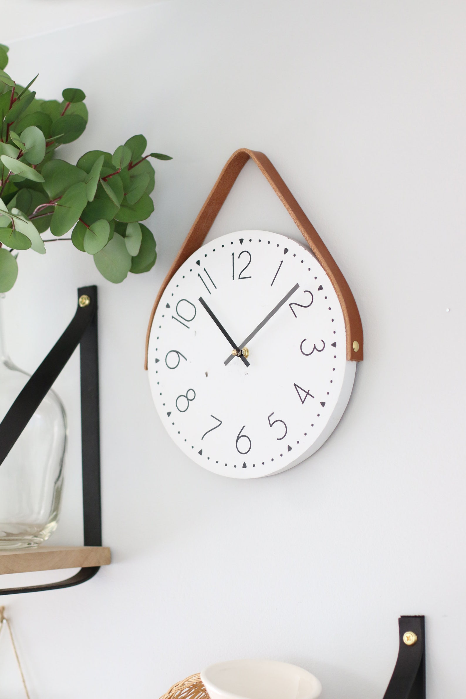 Small Wall Clock Tiny Home Decor Modern Style Living | Etsy