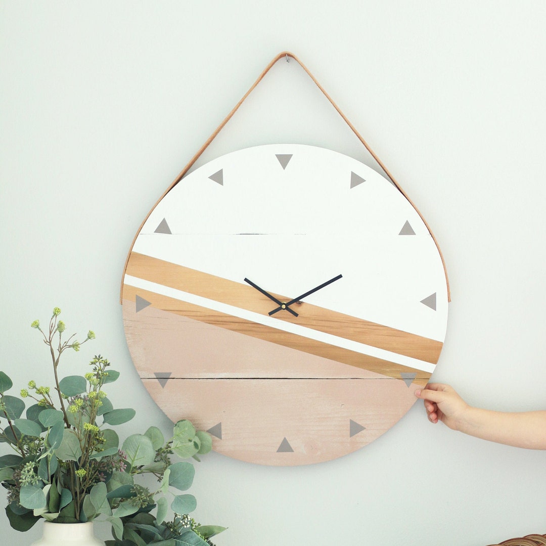 Wall Clock - Rose Gold Decor - Rose Gold - Bohemian Decor - Boho Decor ...