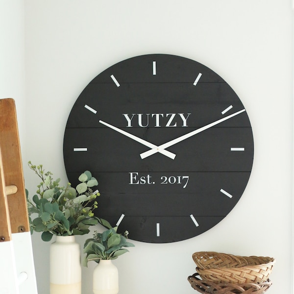 Giant Wall Clock - Etsy