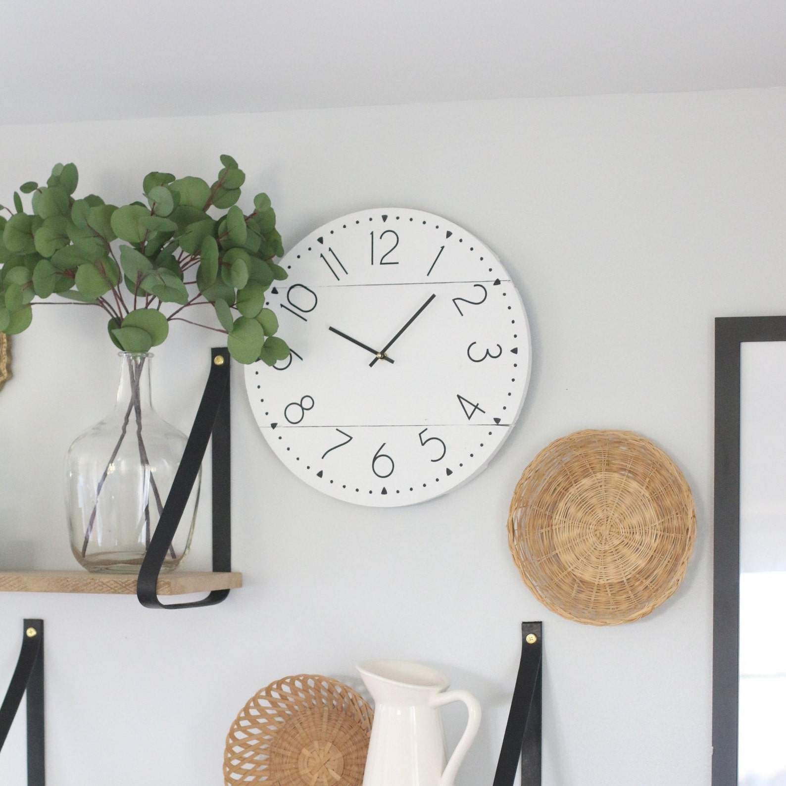 Small Wall Clock Tiny Home Decor Modern Style Living | Etsy