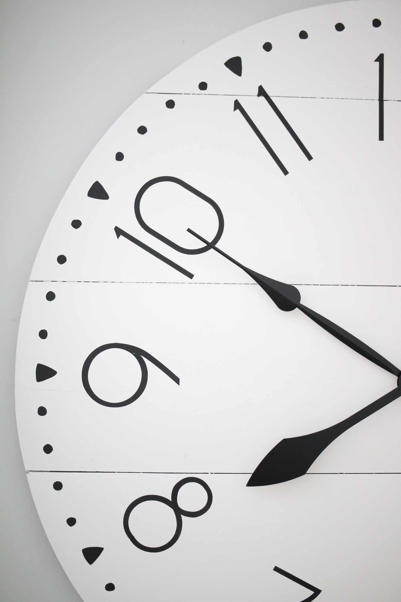 True White Clock - Modern Farmhouse Decor - Living Room Wall Art ...
