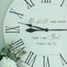 Large Wall Clock Psalm 46 10 Be Still and Know That I Am God Scripture ...