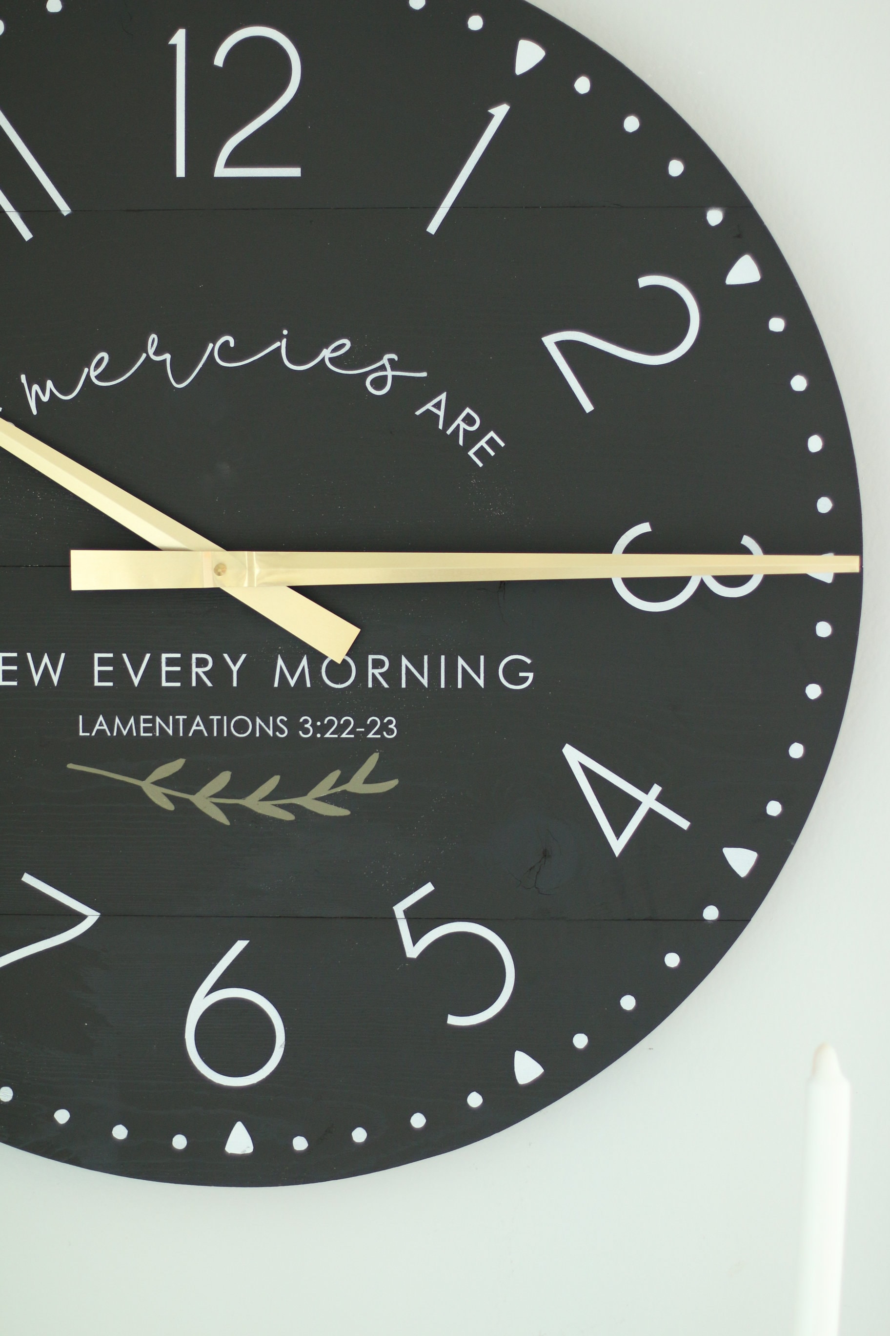 Large Wall Clock Scripture Wall Art Farmhouse Living | Etsy