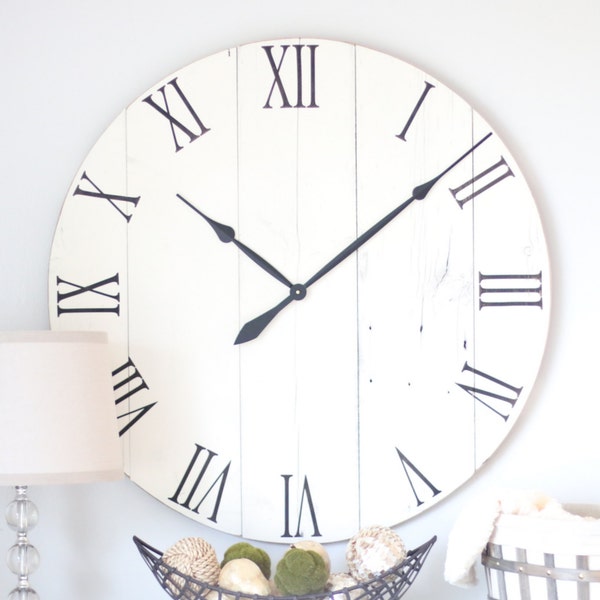Farmhouse Wall Clock - Etsy