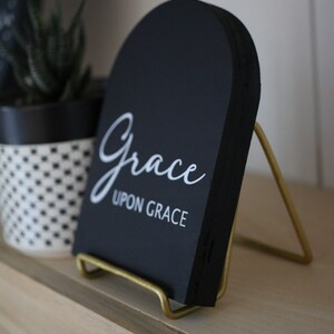 Mini Arch Sign - Grace Upon Grace - Unique Home Decor - Handmade Wooden ...