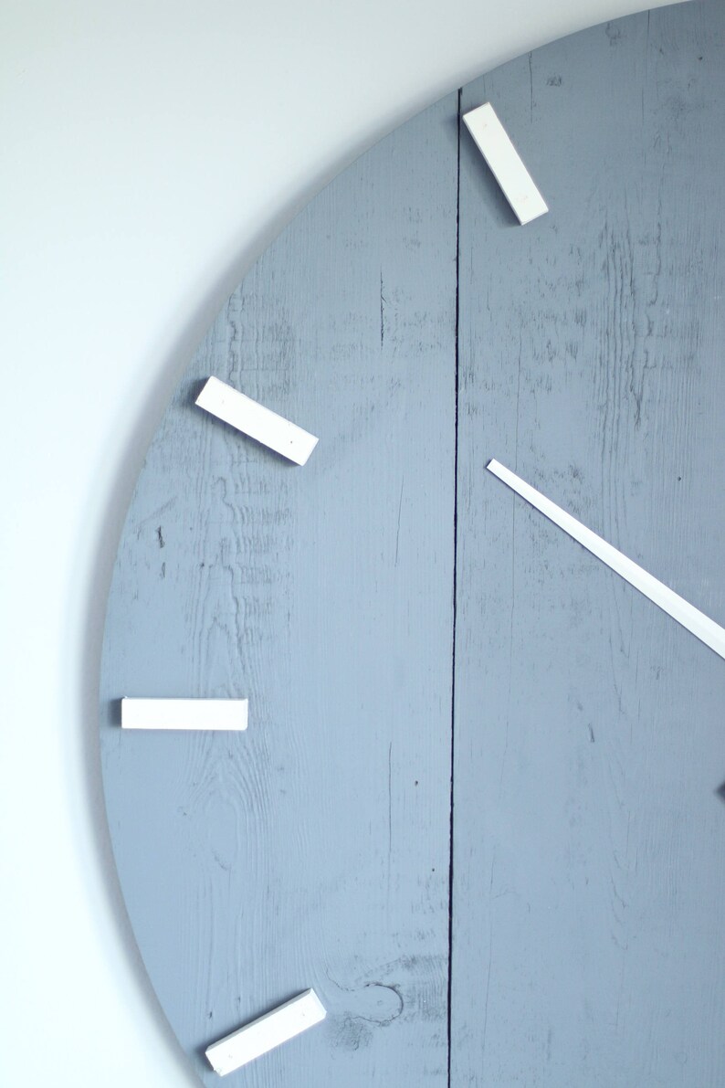 36 Sydney in Slate Large Wall Clock Oversized Wall - Etsy