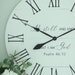 Large Wall Clock Psalm 46 10 Be Still and Know That I Am God Scripture ...