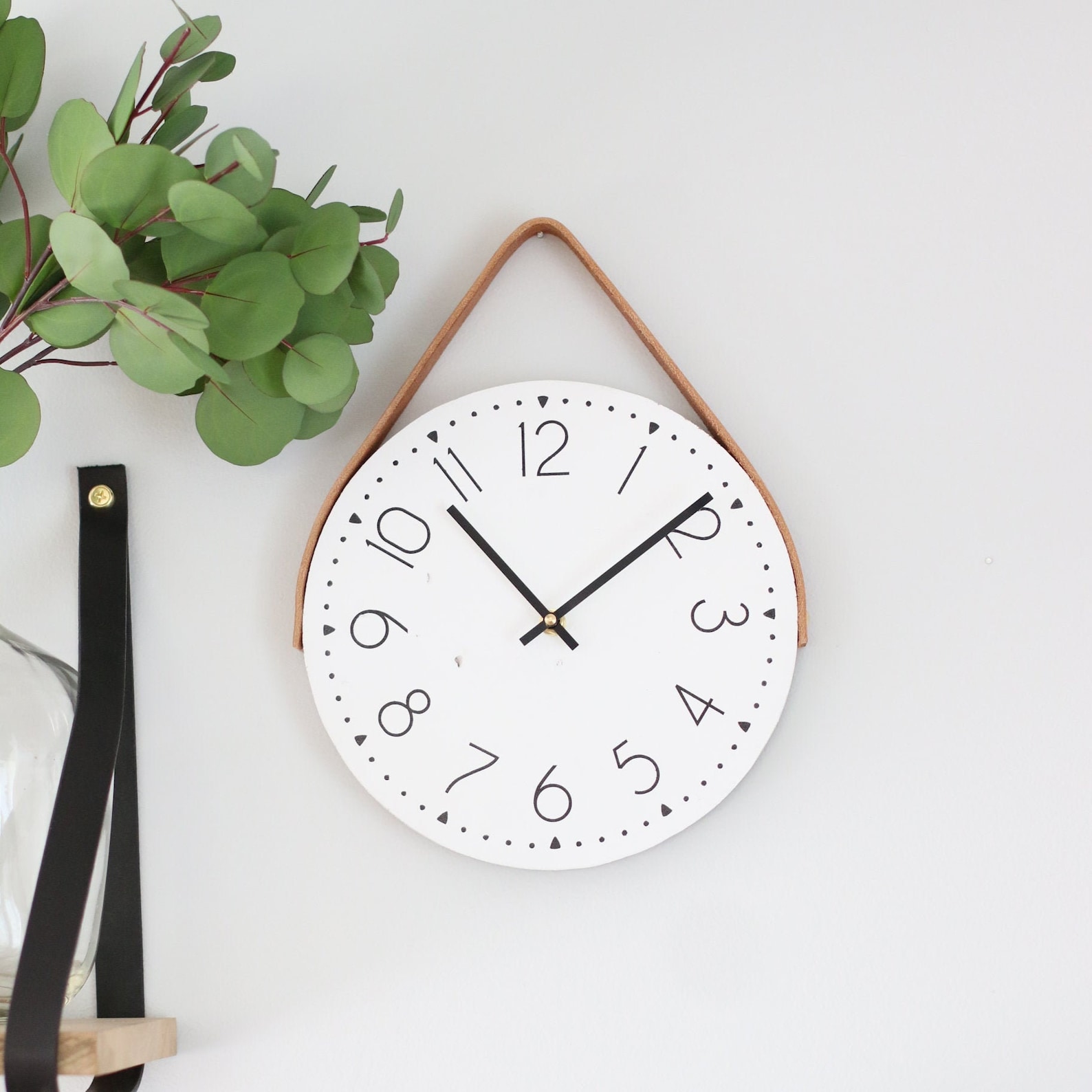 Small Wall Clock Tiny Home Decor Modern Style Living | Etsy