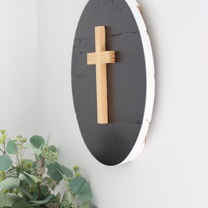 Cross Sign - Modern Home Decor - Modern Christian Art - Barn Wood Cross ...