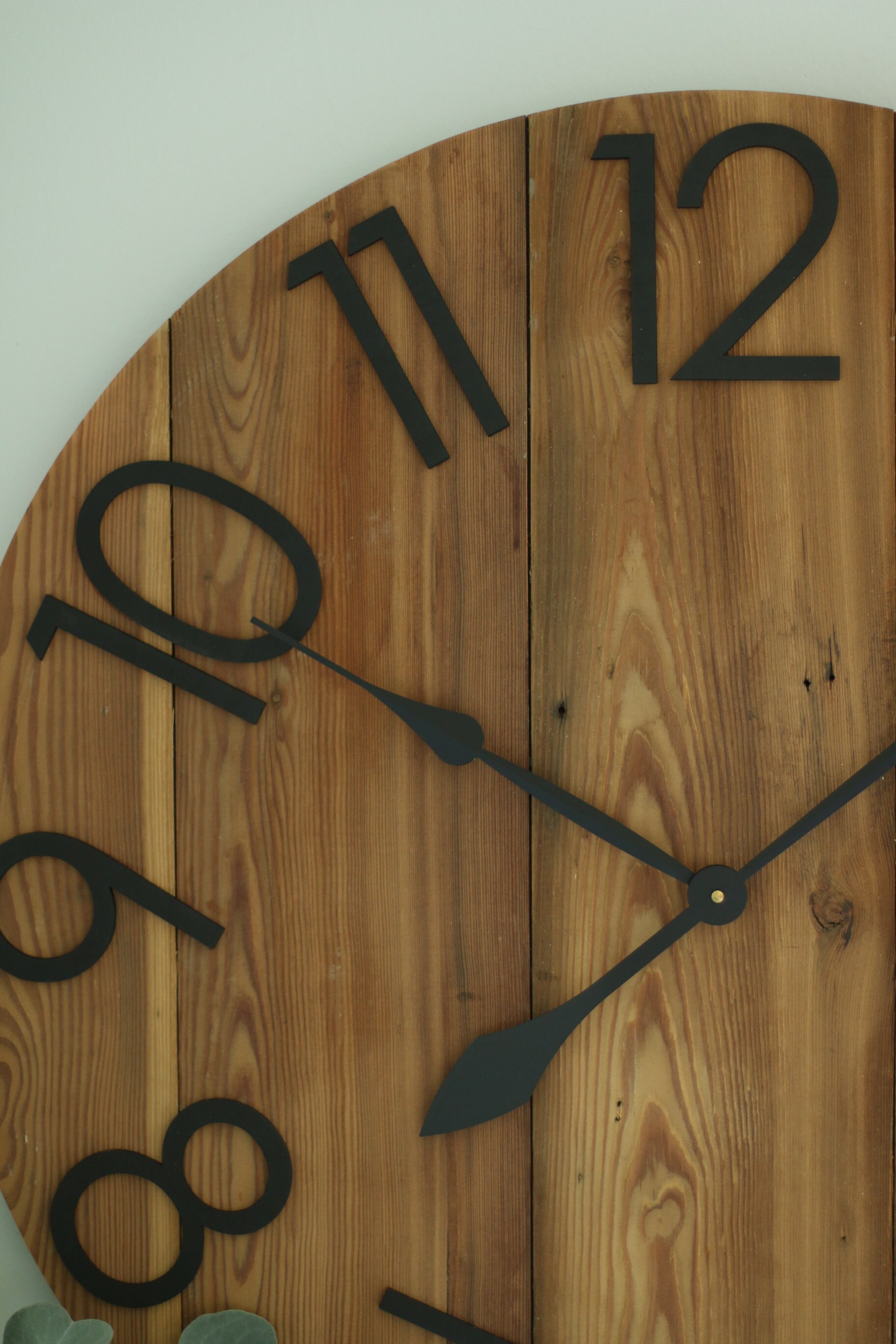 25/30 Wall Clock With Numbers Large Wall Clock Above | Etsy