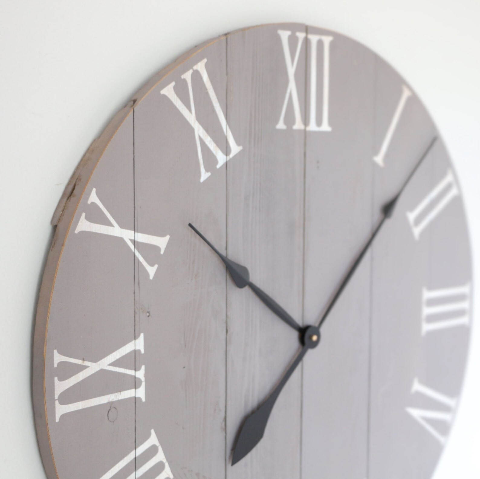 Large Barn Wood Wall Clock: 25/30" Handmade Farmhouse Decor - Etsy