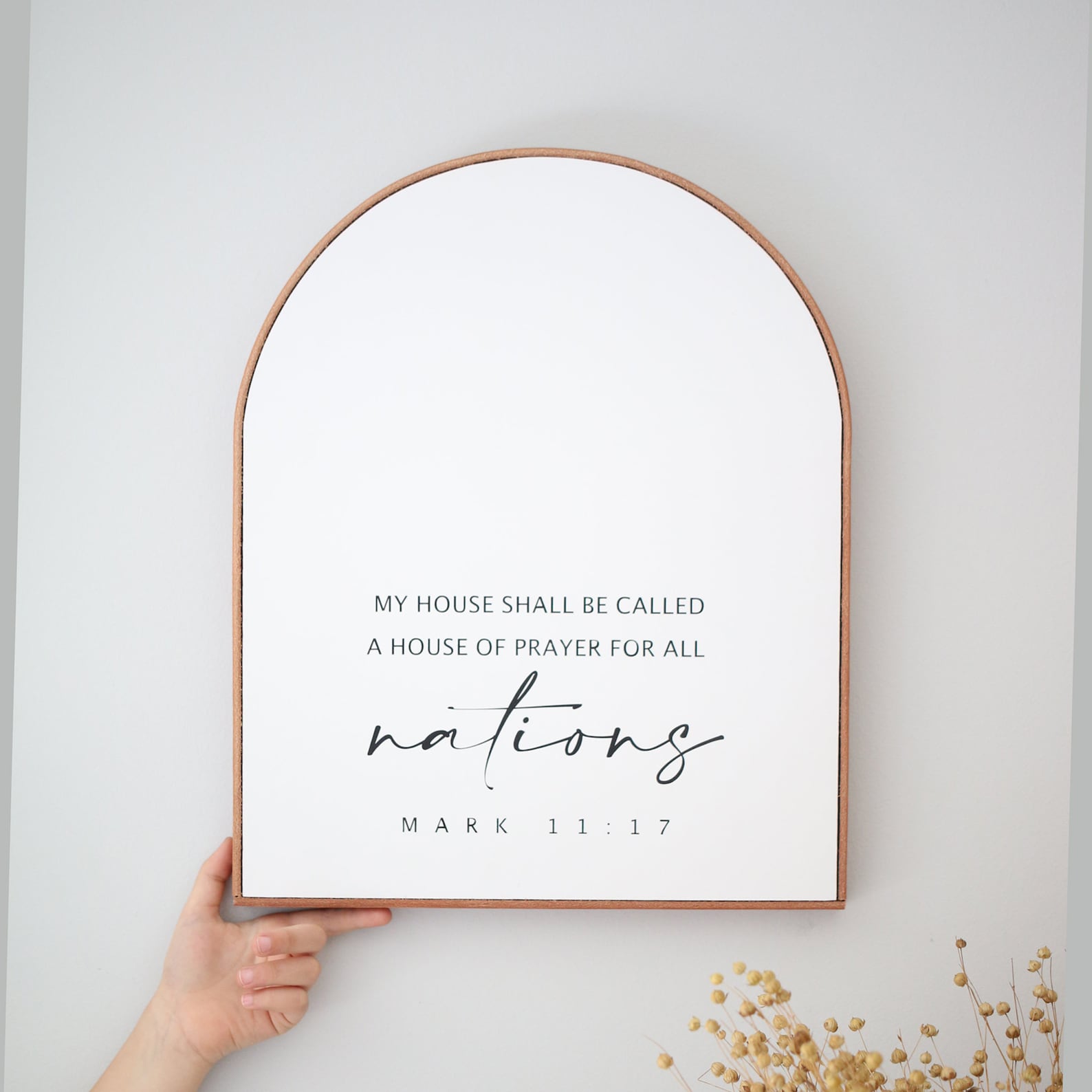 Arched Sign Scripture Wall Art in Christ Alone Living - Etsy