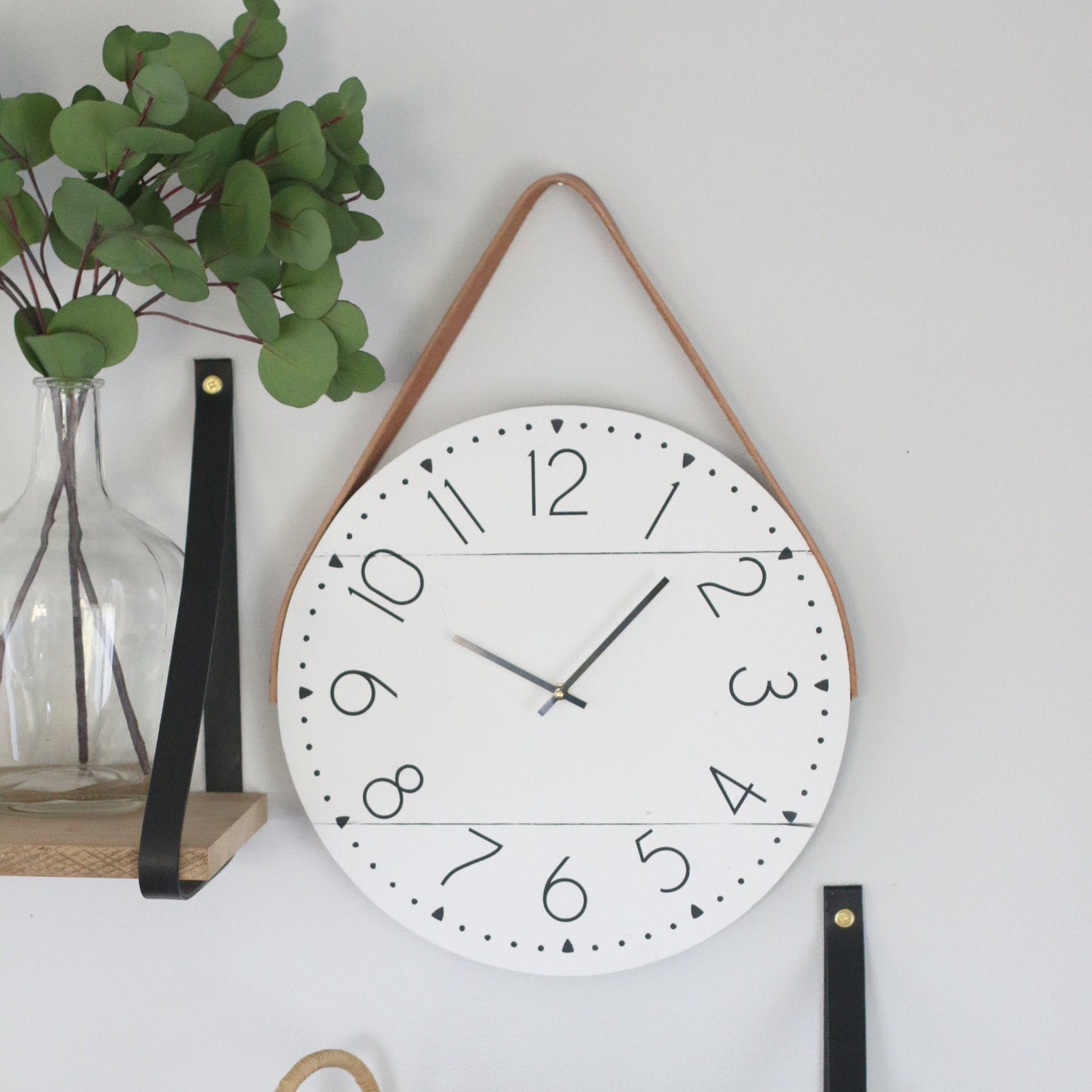 Small Wall Clock Tiny Home Decor Modern Style Living | Etsy