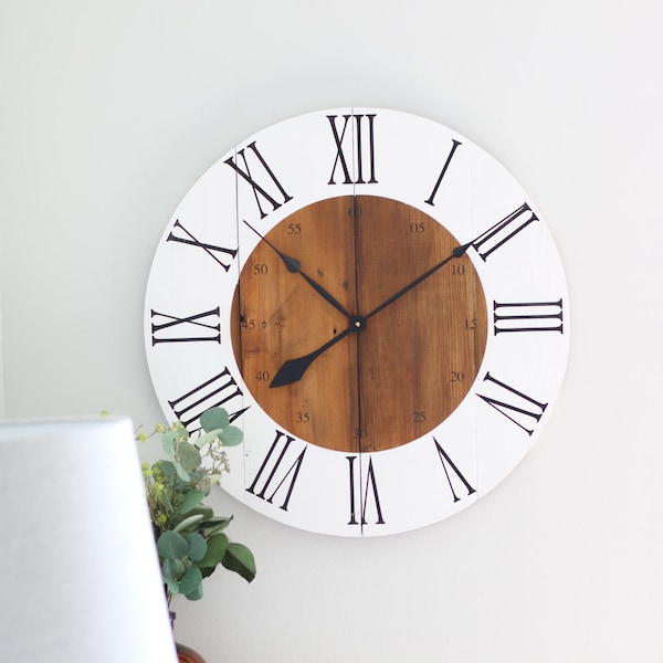Farmhouse Clock - Etsy