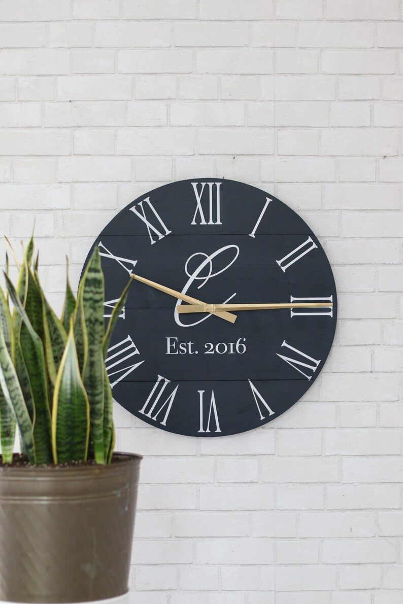 Large Wall Clock Personalized Gifts Gifts With Name | Etsy
